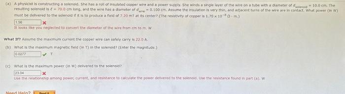 Solved It looks like you neglected to corvert the diameter | Chegg.com