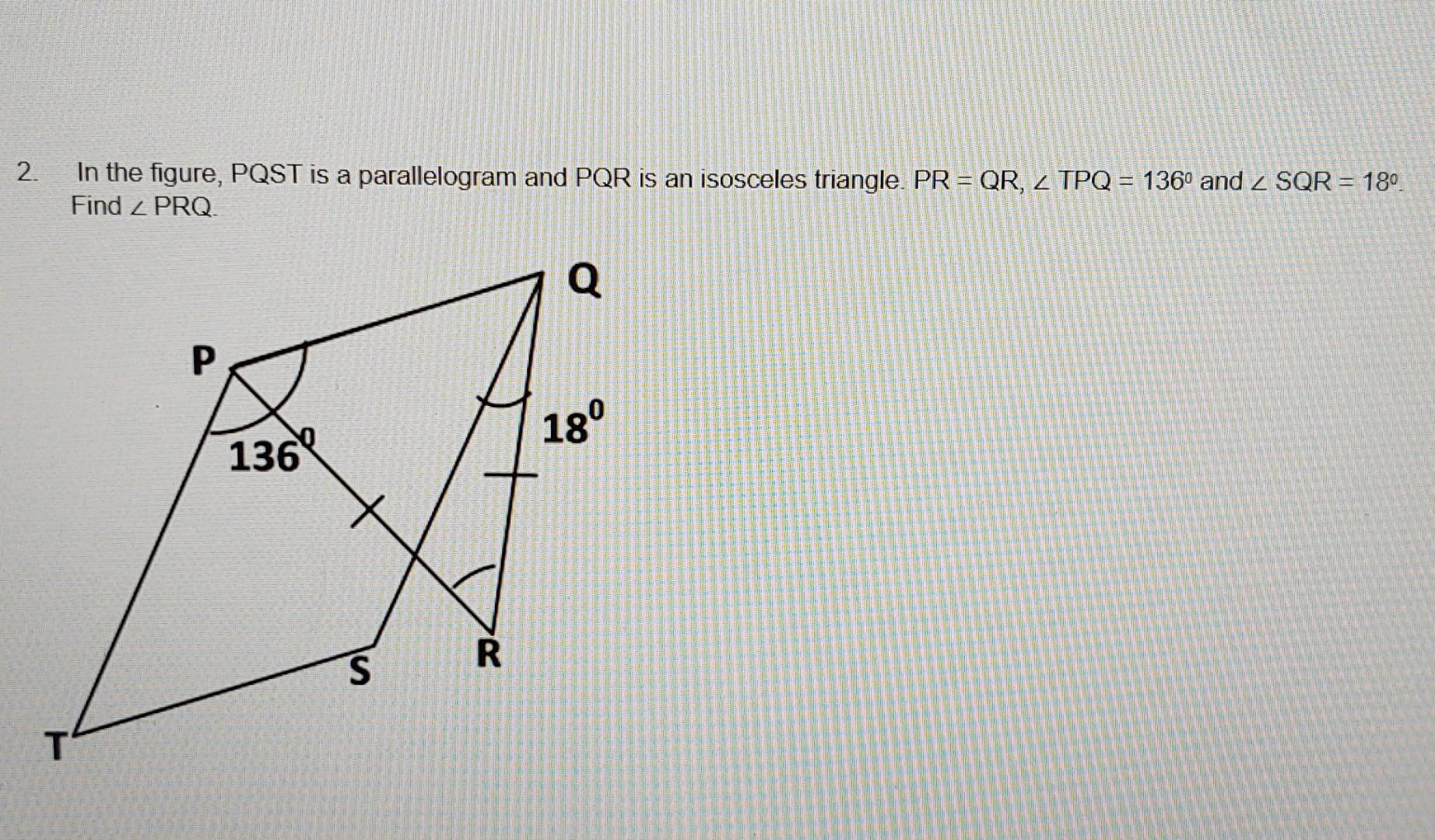 Solved 1) The figure below is not drawn to scale. HBDG is a | Chegg.com