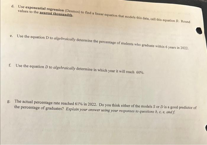 Solved Activity 7B: Exponential Modeling 1. As students, you | Chegg.com