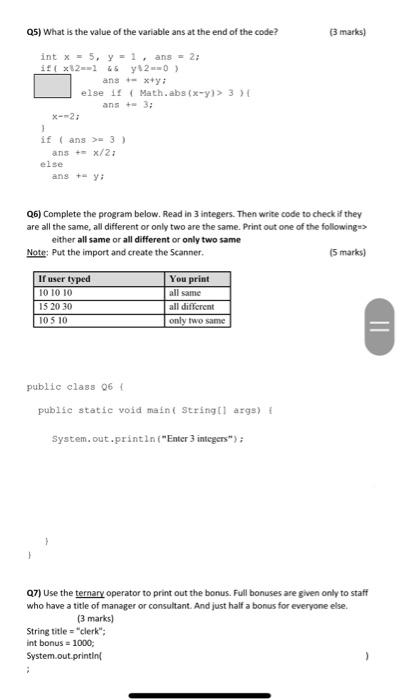Solved Q1) Using one instruction, declare two variables of | Chegg.com