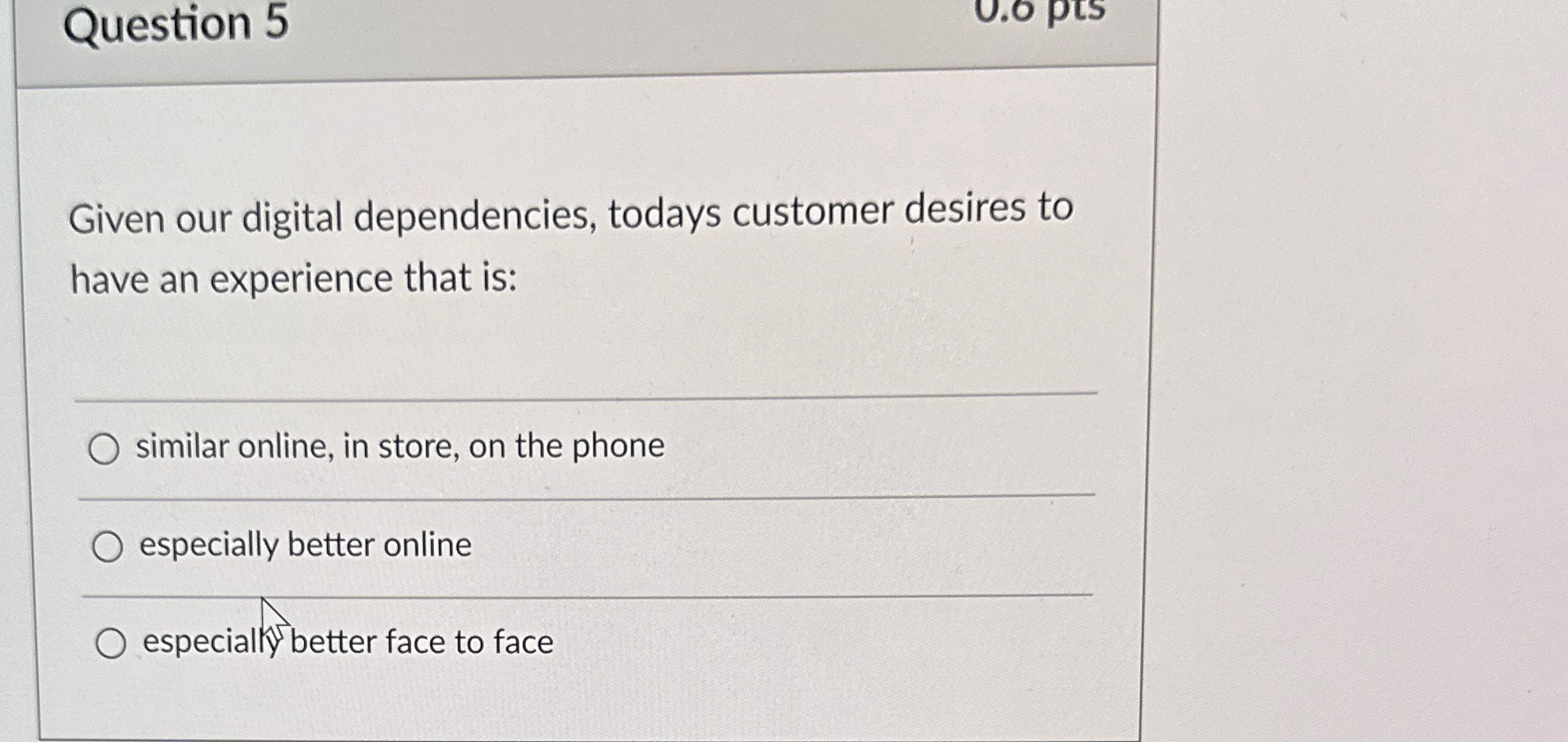 Solved Question 5Given our digital dependencies, todays | Chegg.com