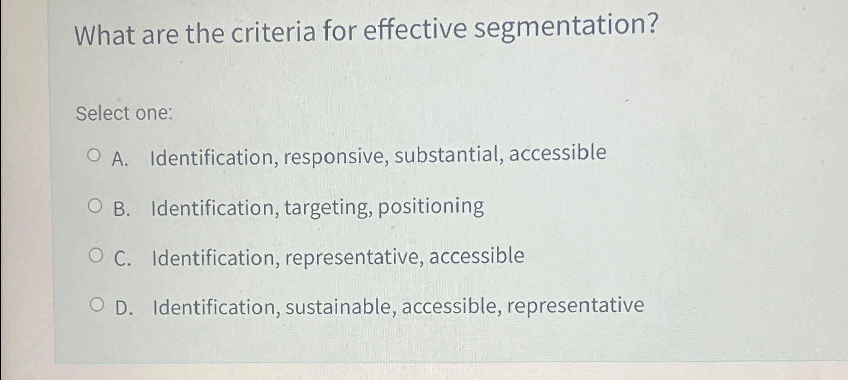 Solved What are the criteria for effective | Chegg.com