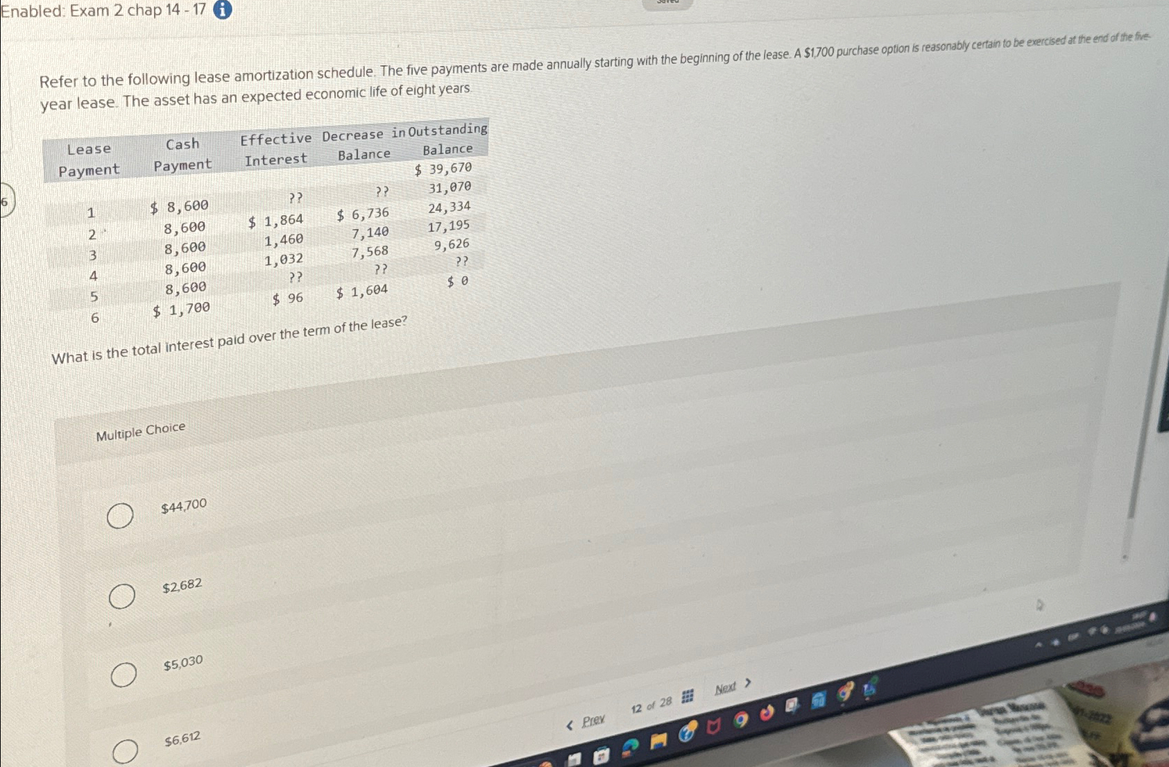 Solved Enabled: Exam 2 ﻿chap 14 - 17 (i)Refer to the | Chegg.com