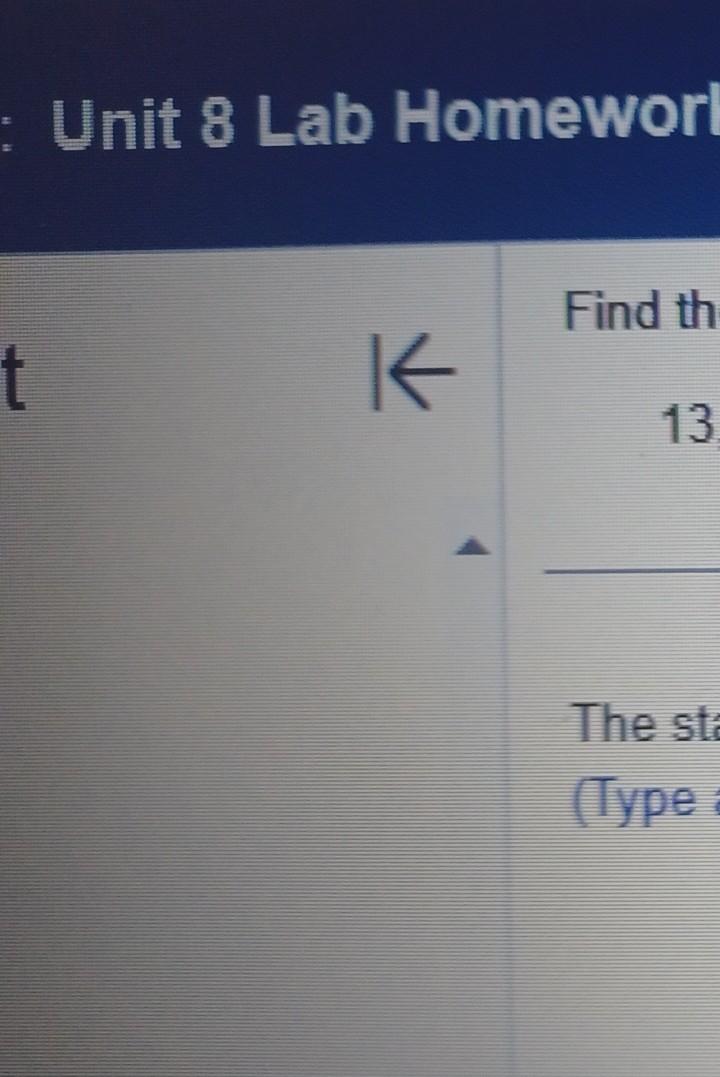 Unit 8 Lab Homewor | Chegg.com