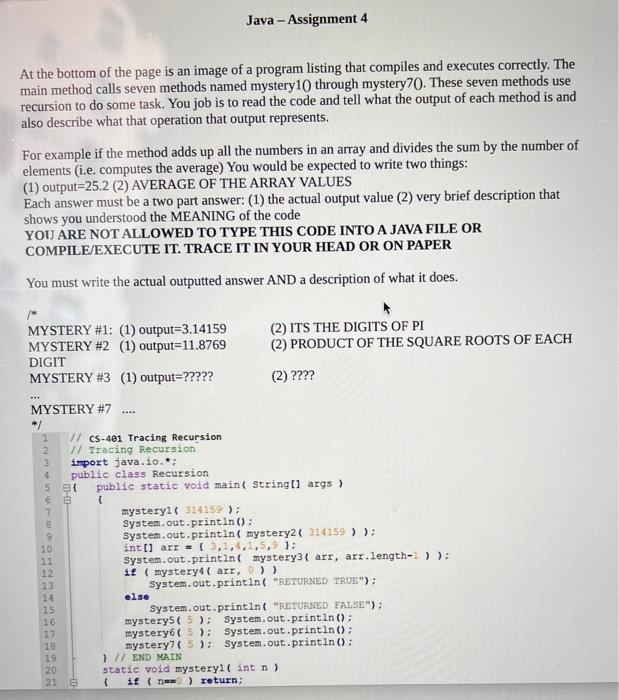 Solved At the bottom of the page is an image of a program | Chegg.com