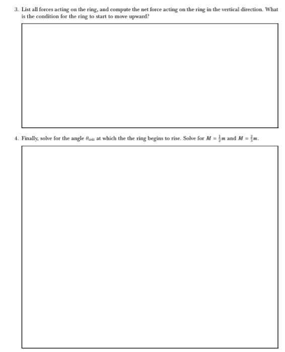 Solved Beads on a ring Two beads are threaded through a ring | Chegg.com