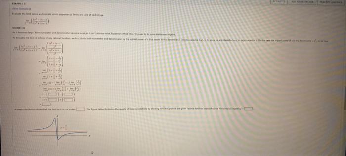Solved sentineWideo Exampled Evaluate the limit below and | Chegg.com