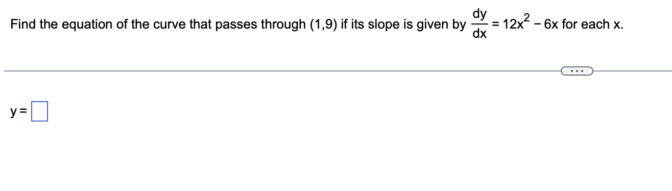 Solved Find the equation of the curve that passes through | Chegg.com