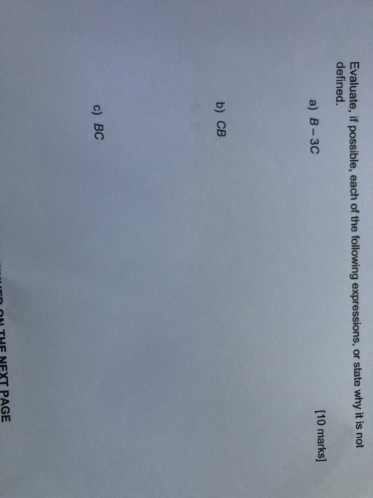Solved 8. Simplify the following matrix expression | Chegg.com