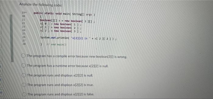 Solved Question 14 (3 points) && and || are short-circuit | Chegg.com