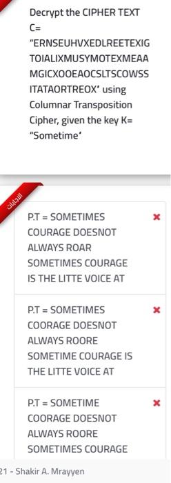 Solved Encrypt the message "0 0 1 011001010110101 11' using | Chegg.com