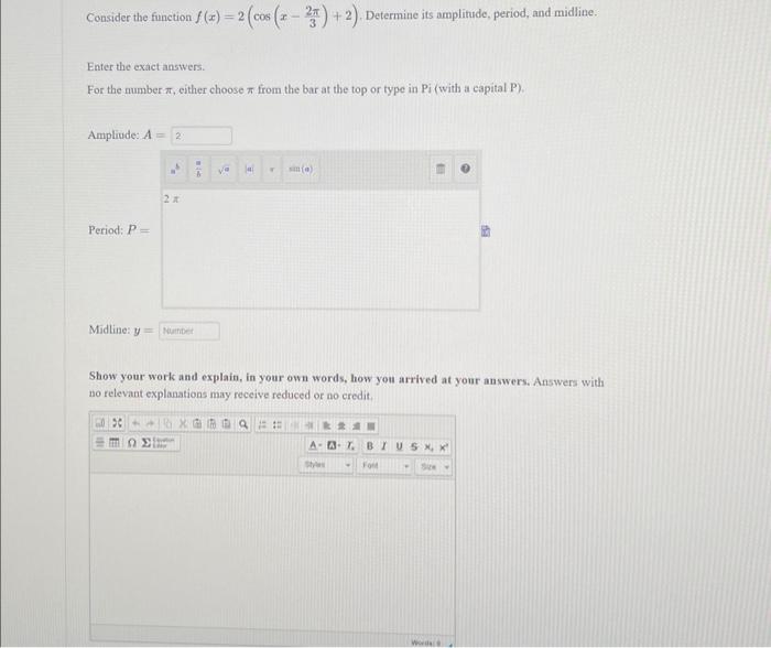 Solved hello please show and explain your work im pretty | Chegg.com