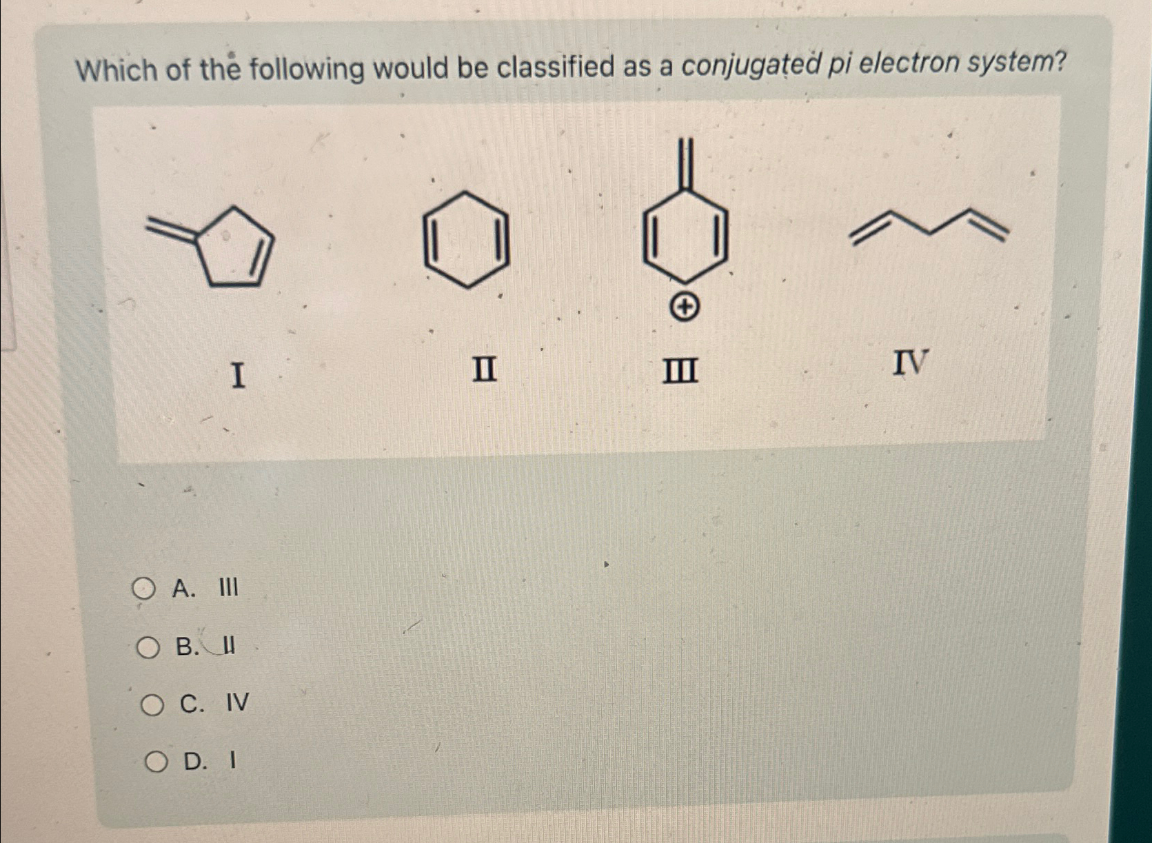 Solved Which of the following would be classified as a | Chegg.com
