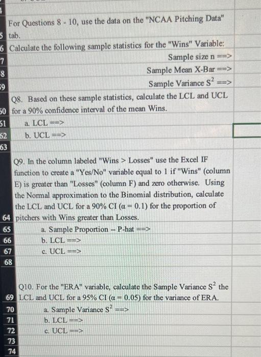 Sample Variance S2 Q8. Based on these sample | Chegg.com
