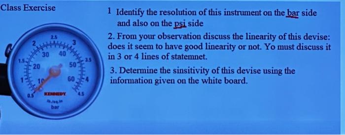 Solved Class Exercise 1 Identify the resolution of this | Chegg.com