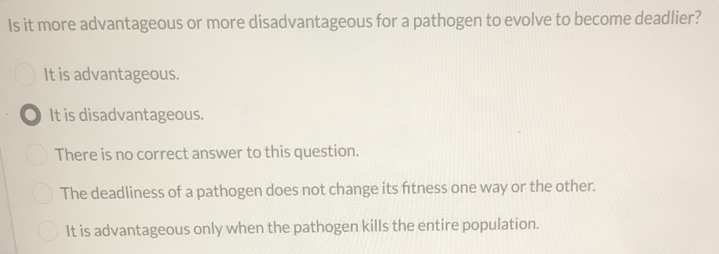Solved Is it more advantageous or more disadvantageous for a | Chegg.com