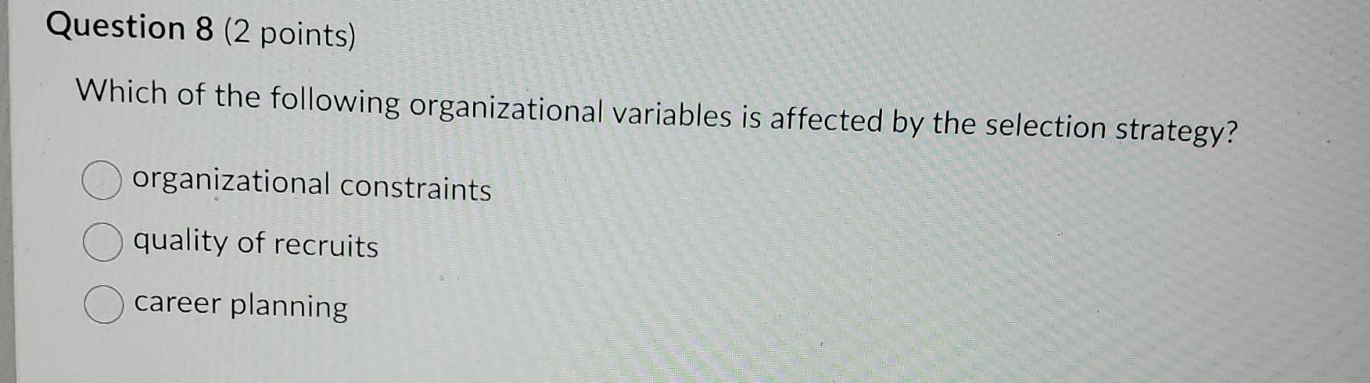 Solved Question 8 ( 2 ﻿points)Which of the following | Chegg.com