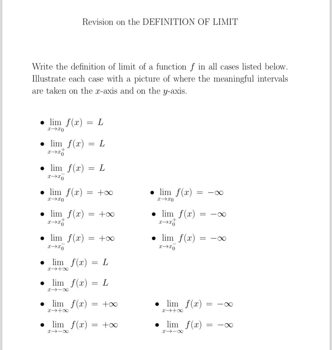 Solved show me the graphing pictures of these limits | Chegg.com