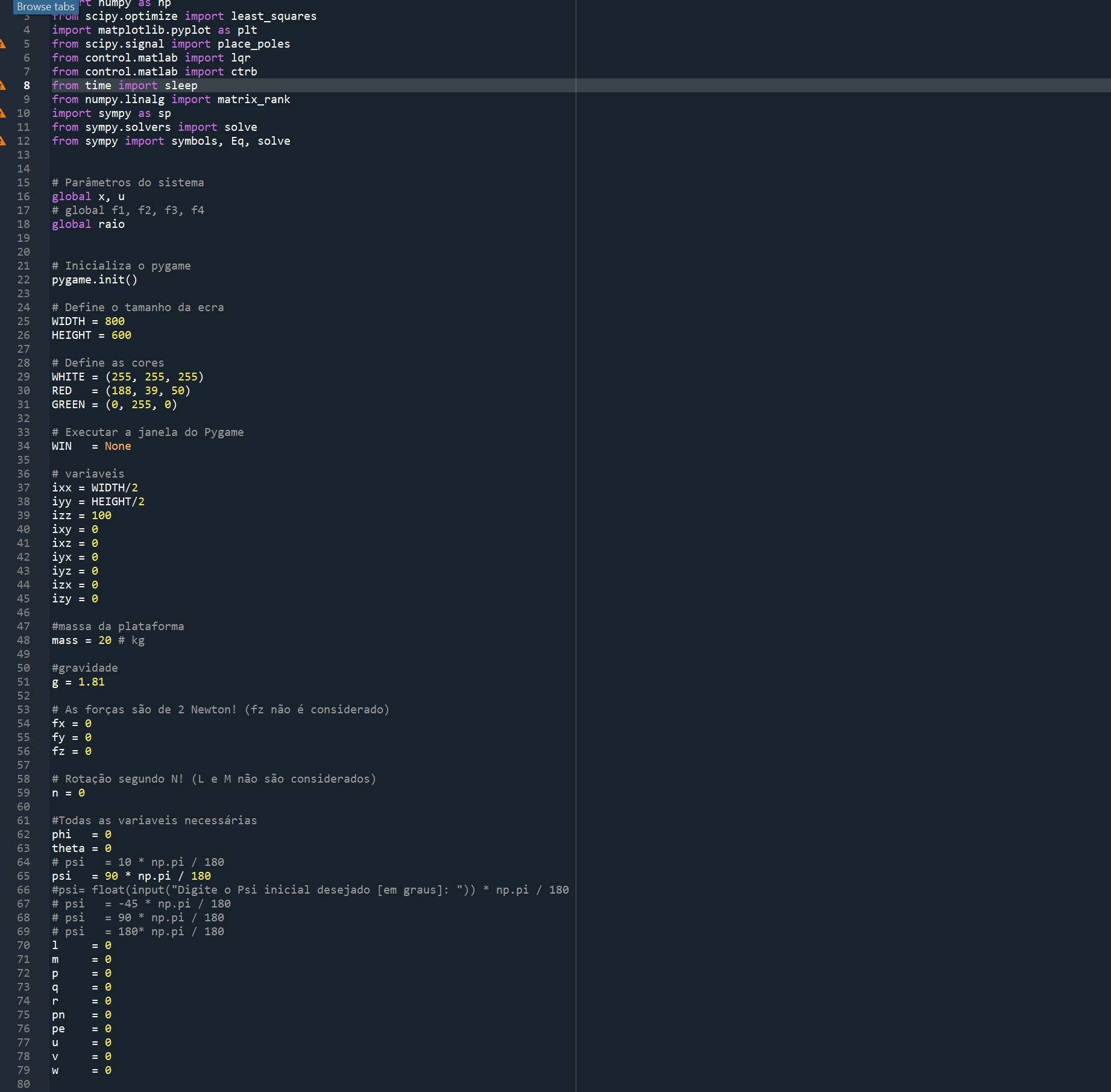 Solved I need to do a Python script which is for "Satellite | Chegg.com