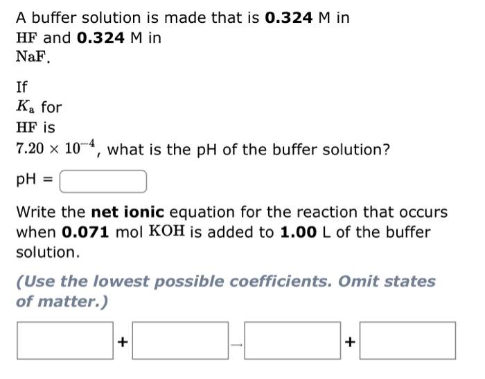 Solved A buffer solution is made that is 0.309M in H2 S and | Chegg.com
