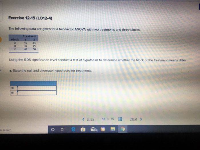 Solved Exercise 12-15 (L012-4) The following data are given | Chegg.com