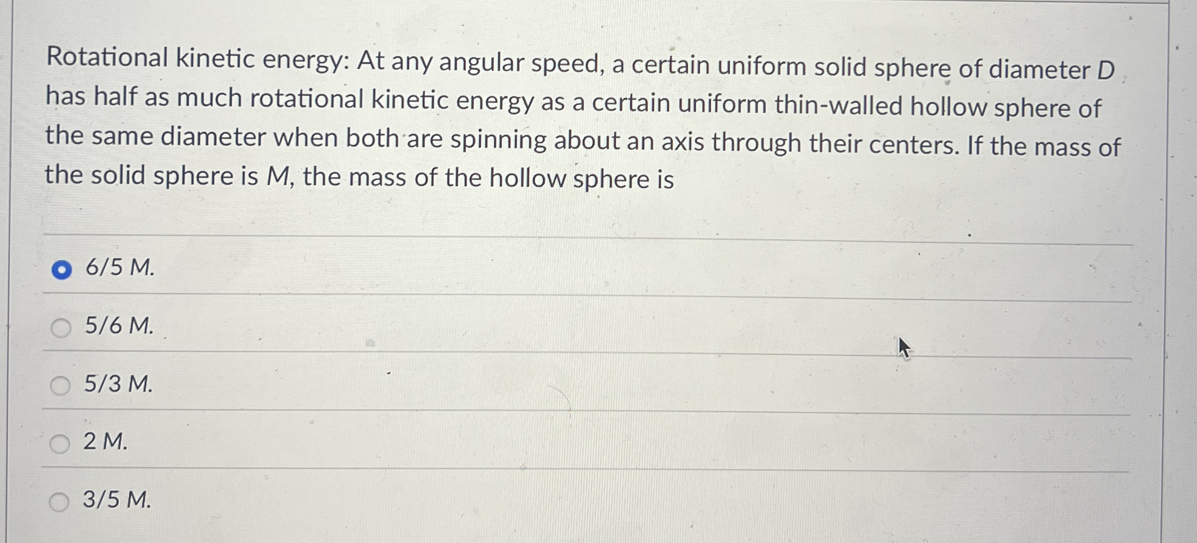 High Quality SOLUTION Rotational kinetic energy: At any angular speed, a | Chegg.com