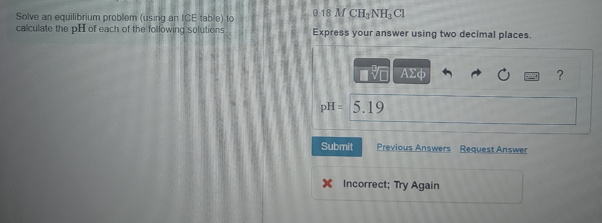 Solved by an EXPERT Solve an equilibrium problem (using an ICE table) ﻿to | Chegg.com