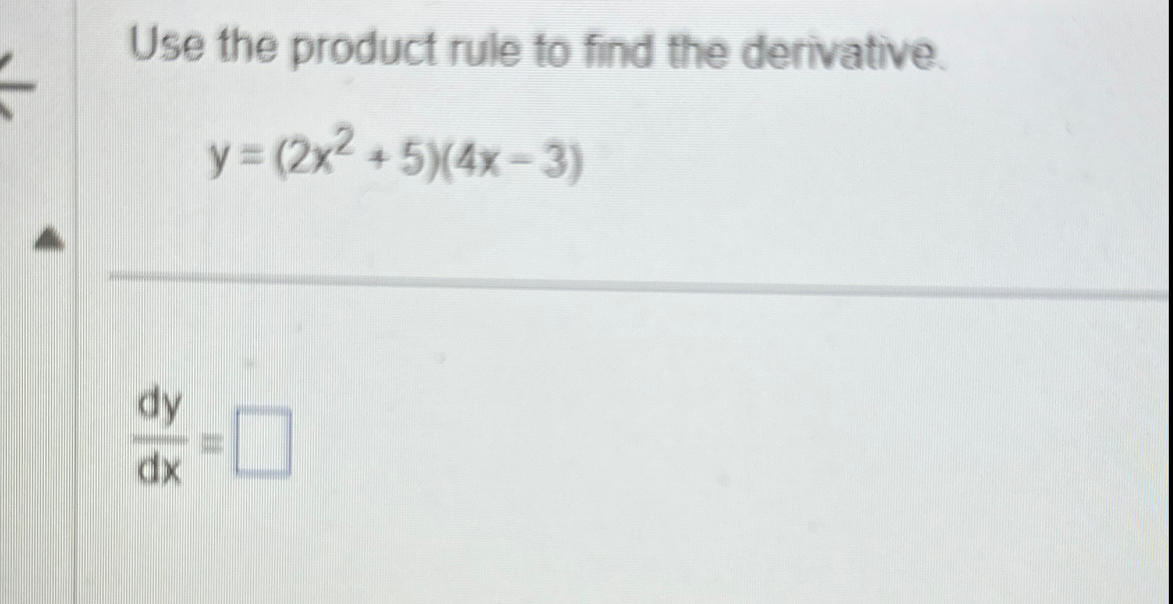 Solved Use the product rule to find the | Chegg.com