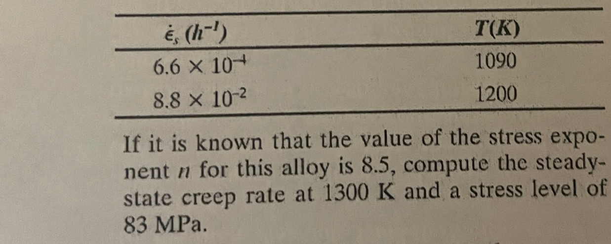 Solved Derive the Larsen-Miller parameter equation to | Chegg.com