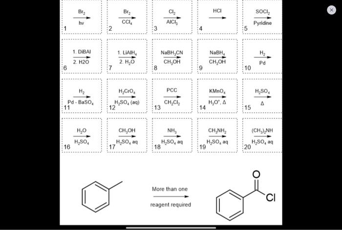 Solved Using the reagents provided, propose a synthesis for | Chegg.com