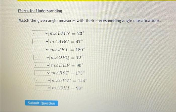 Solved An angle is a figure formed by two rays with the same | Chegg.com