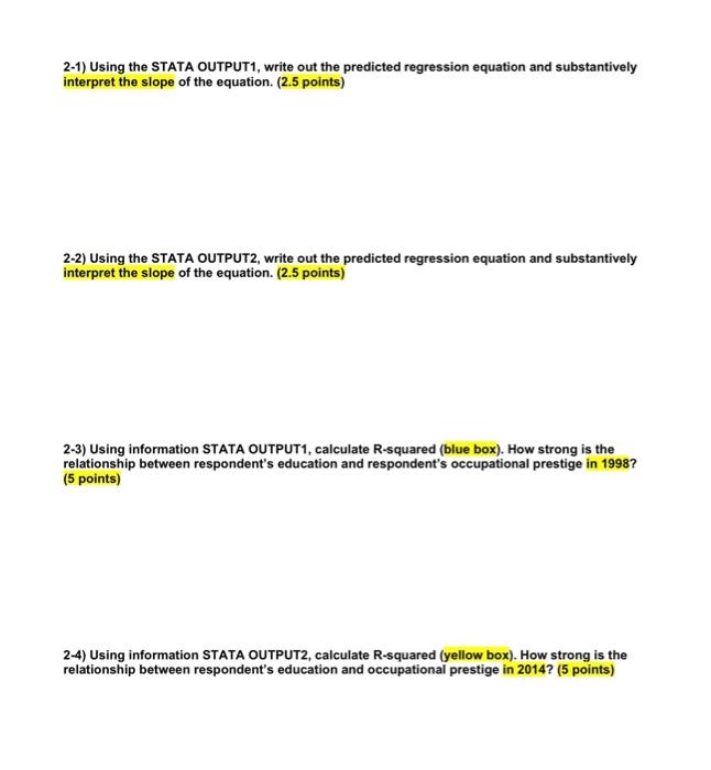 Solved 2. A researcher used 1998 GSS data (n=1235) and 2014 | Chegg.com