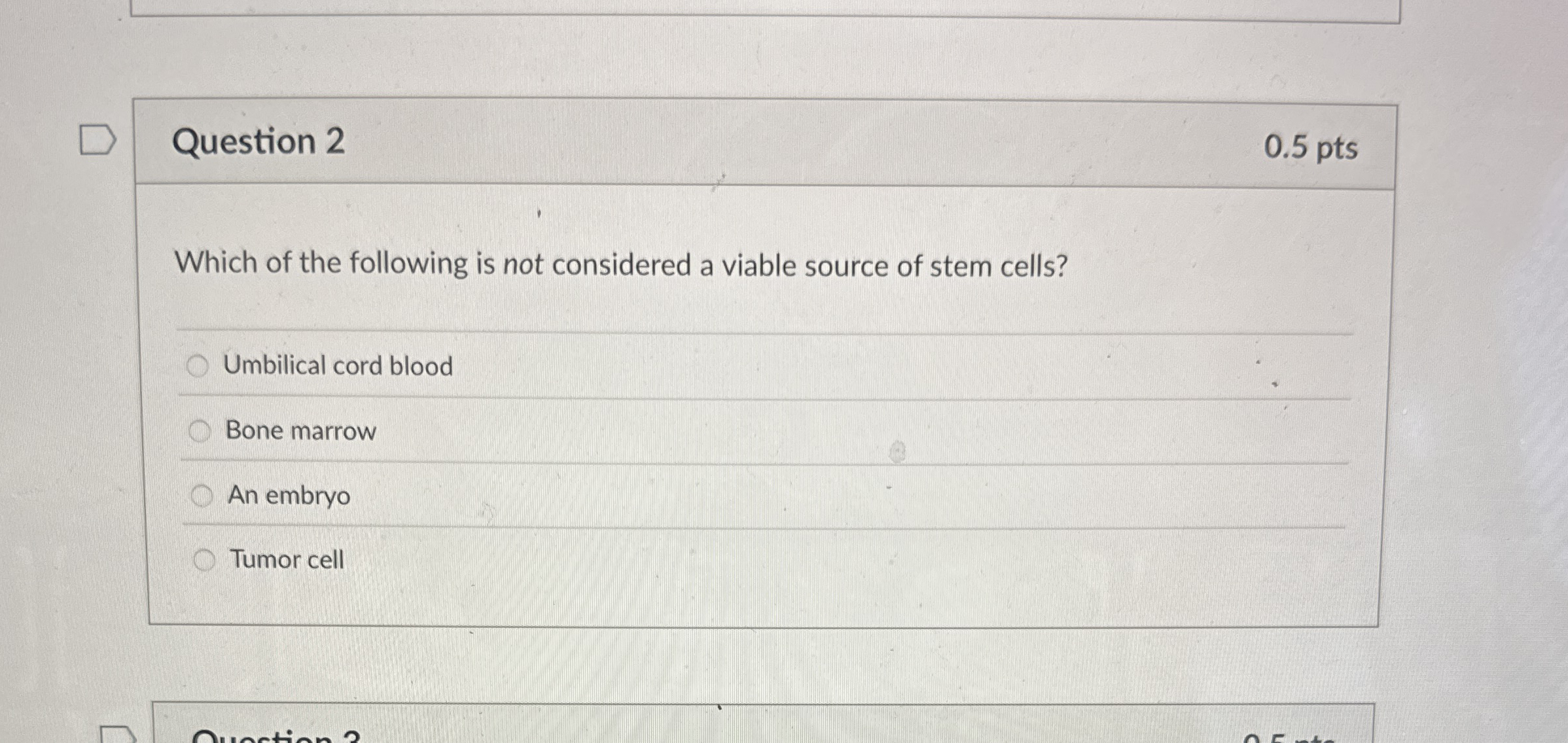 Solved Question 20.5 ﻿ptsWhich of the following is not | Chegg.com