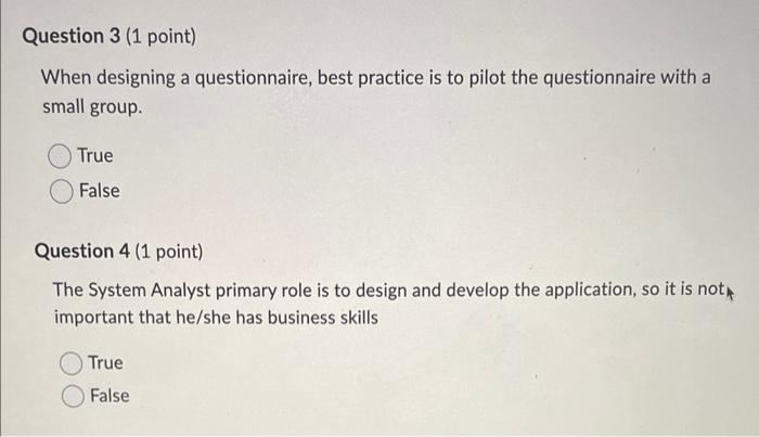 Solved When designing a questionnaire, best practice is to | Chegg.com