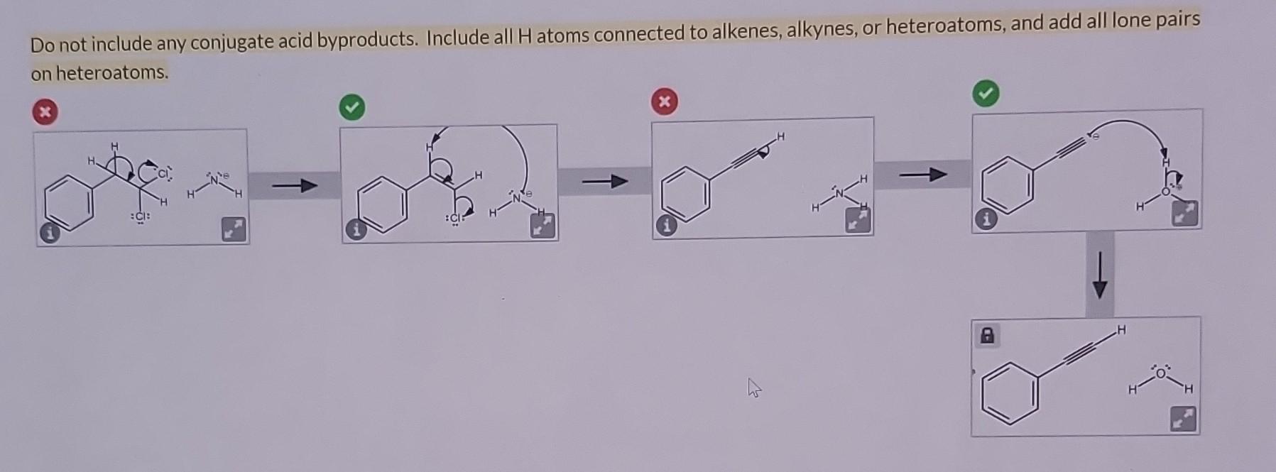 Solved first box = Add the missing curved notation third box | Chegg.com