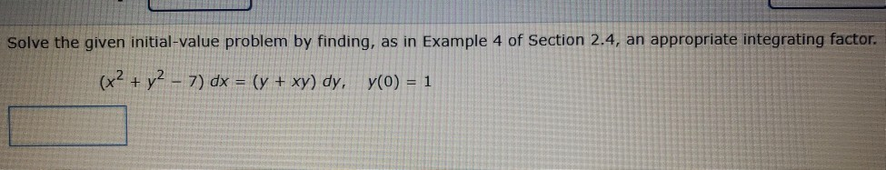 Solved solve the given initial-value problem by finding, as | Chegg.com