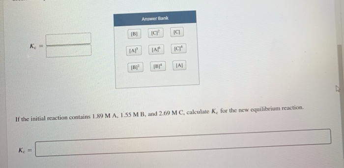 Solved Consider the equilibrium reaction. 3A+B= 20 After | Chegg.com