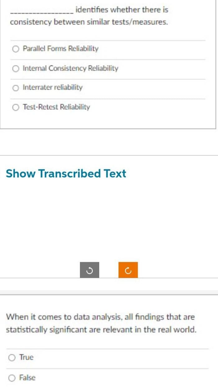Solved identifies whether there is consistency between | Chegg.com