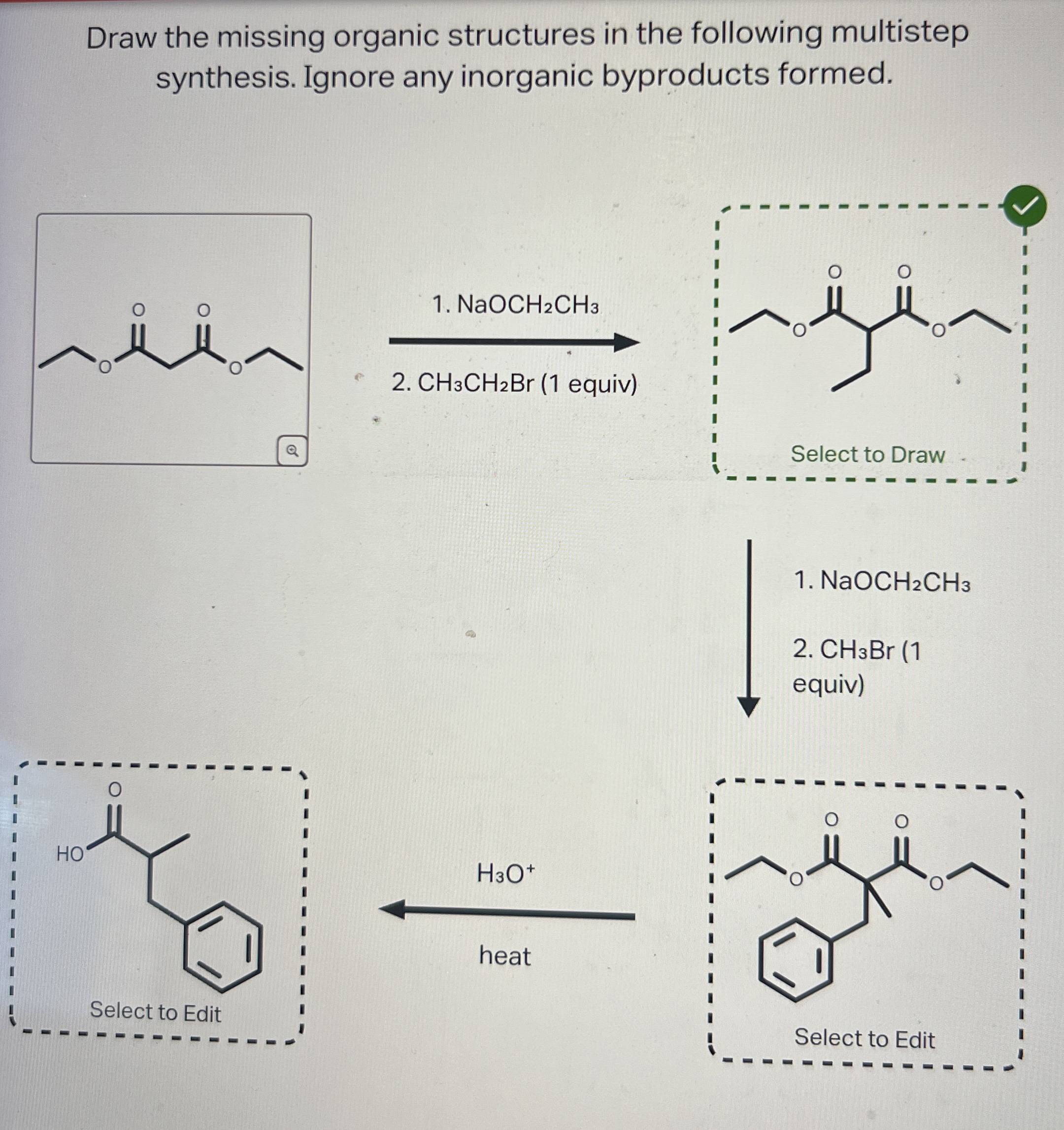 Solved by an EXPERT Draw the missing organic structures in the following | Chegg.com