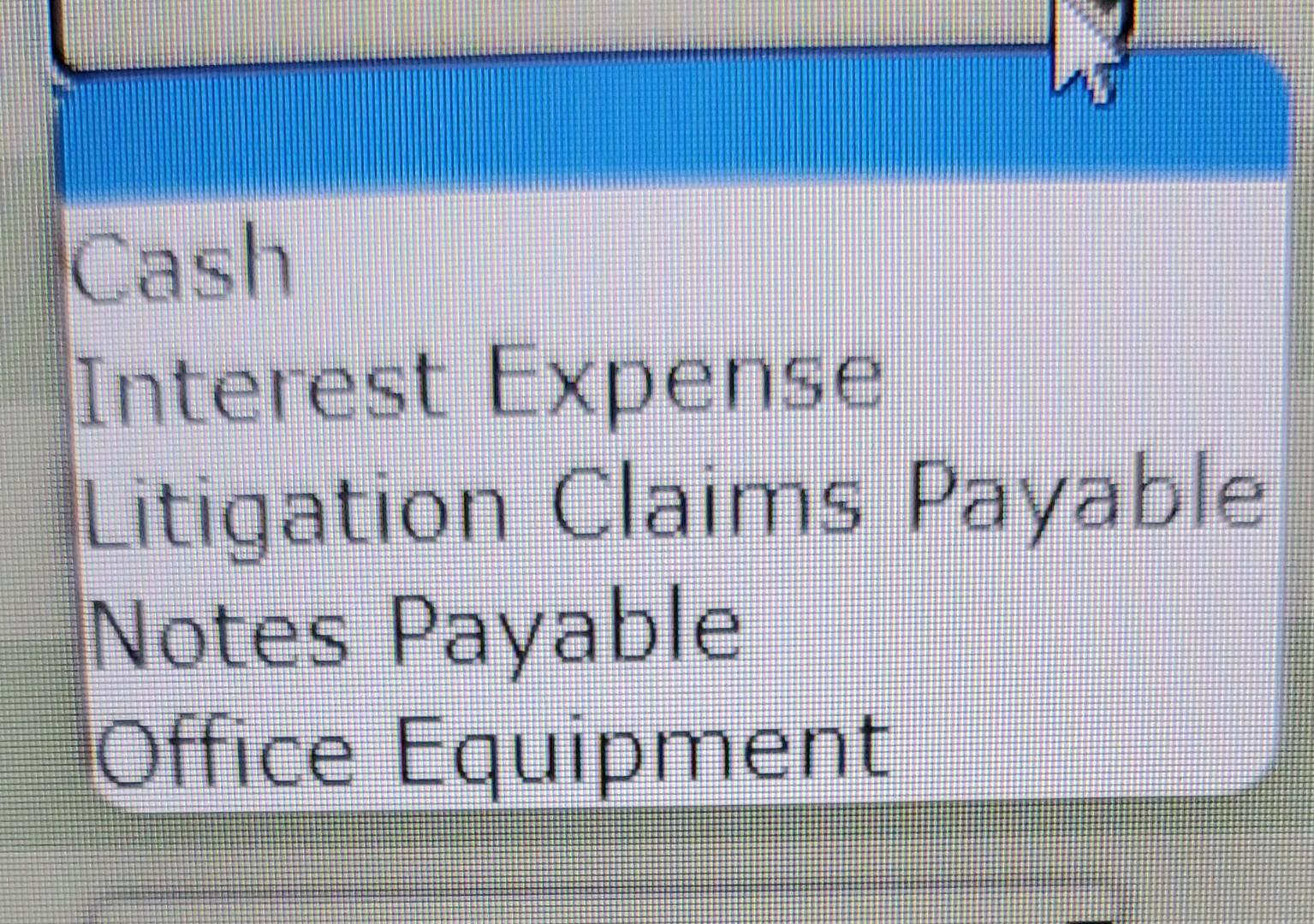 Solved Liability Transactions The following items were | Chegg.com