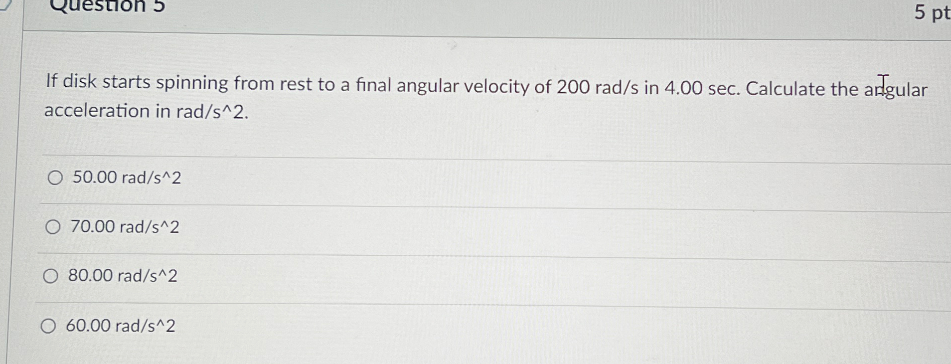 Solved If disk starts spinning from rest to a final angular | Chegg.com