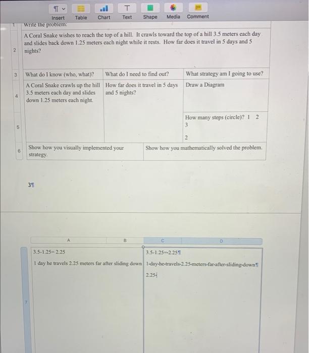Solved T Insert Table Chart Text Shape Media Comment Write | Chegg.com