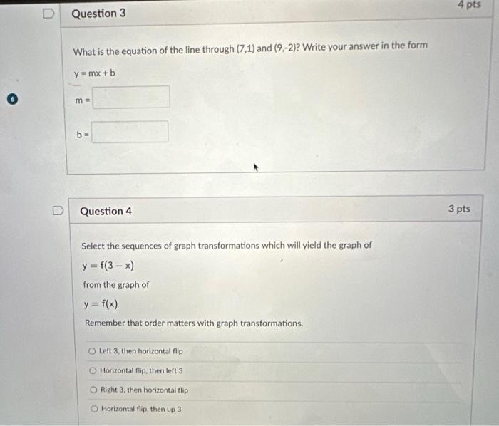Solved Select the sequences of graph transformations which | Chegg.com