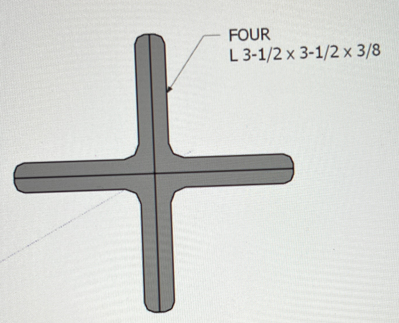 Solved Cross-Sectional PropertiesA steel column is made up | Chegg.com