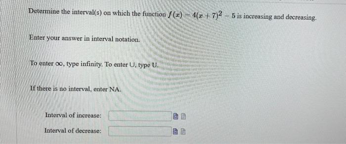 Solved Determine The Intervals On Which The Function 7291