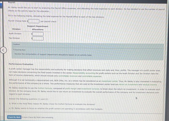 Solved Mastery Problemt Evahuating Decentralized Operations | Chegg.com