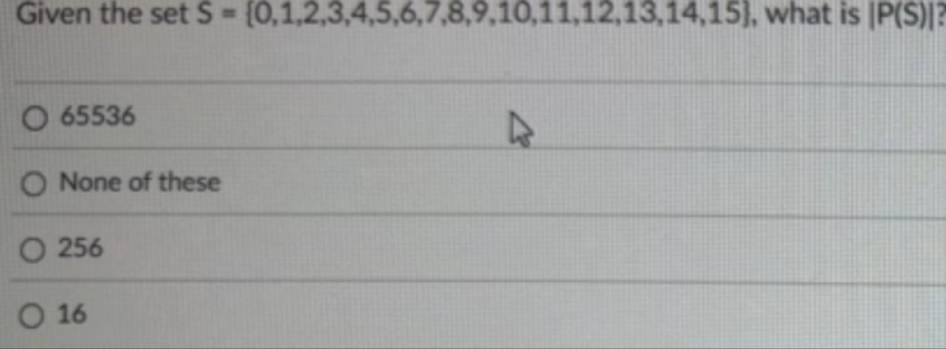 Solved Given the set | Chegg.com