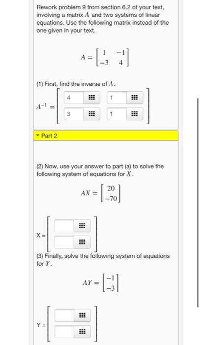 Solved Rework problem 9 from section 6.2 of your text, | Chegg.com