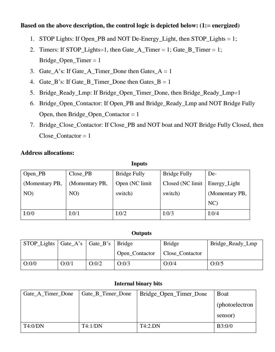 Solved Lab 4: Swing Bridge Purpose This lab is to program | Chegg.com