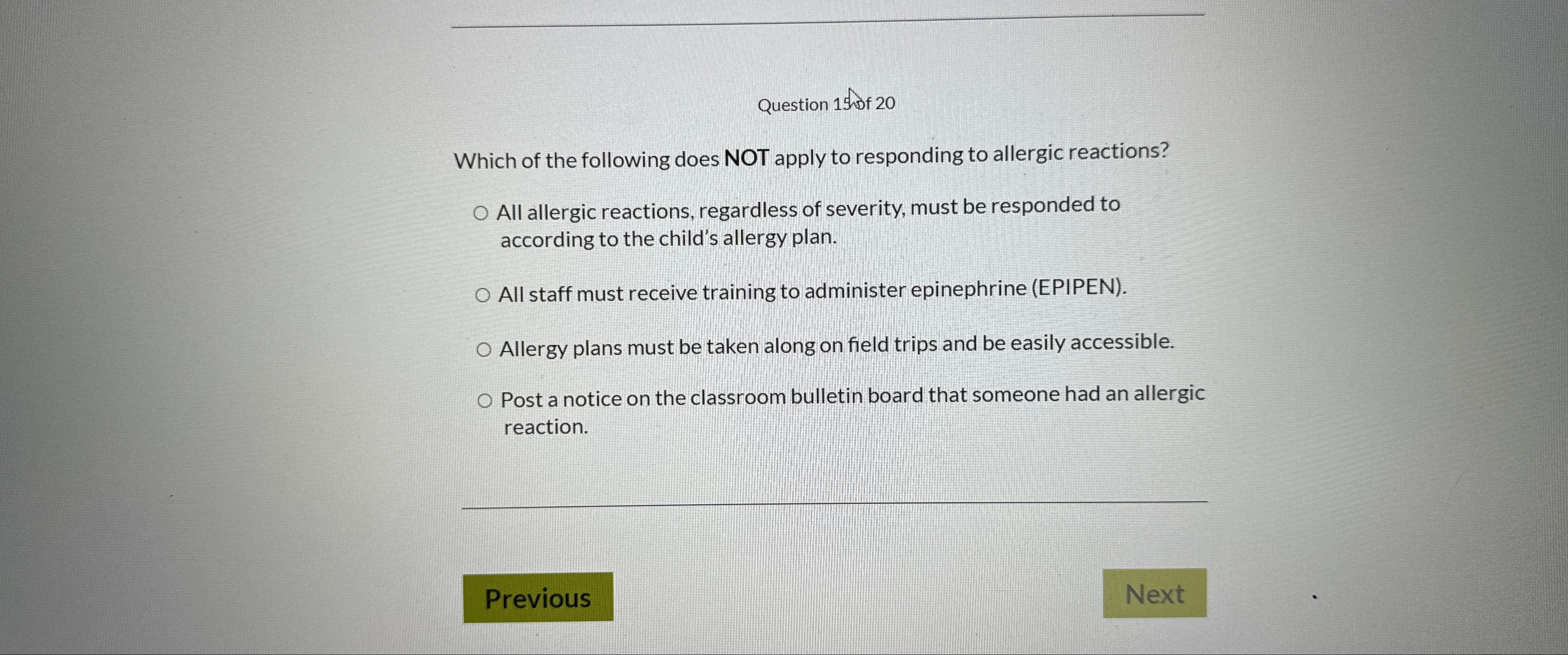 Solved Question 150f 20Which of the following does NOT apply | Chegg.com